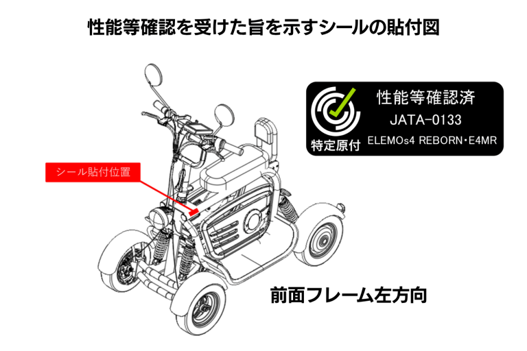 【性能等確認試験適合車】ELEMOs4 REBORN｜特定小型EV四輪 | ELEMOs エレモーズ 免許不要